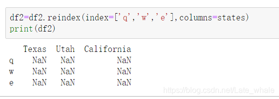 Python Pandasdataframe 常见操作大全late Whale的博客 Csdn博客dataframe 复制
