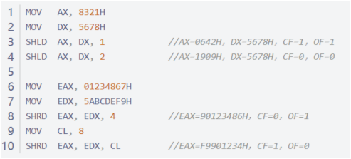 IA-32汇编语言笔记（14）—— IA32汇编指令小结_吉林大学ia32架构汇编语言上机-CSDN博客