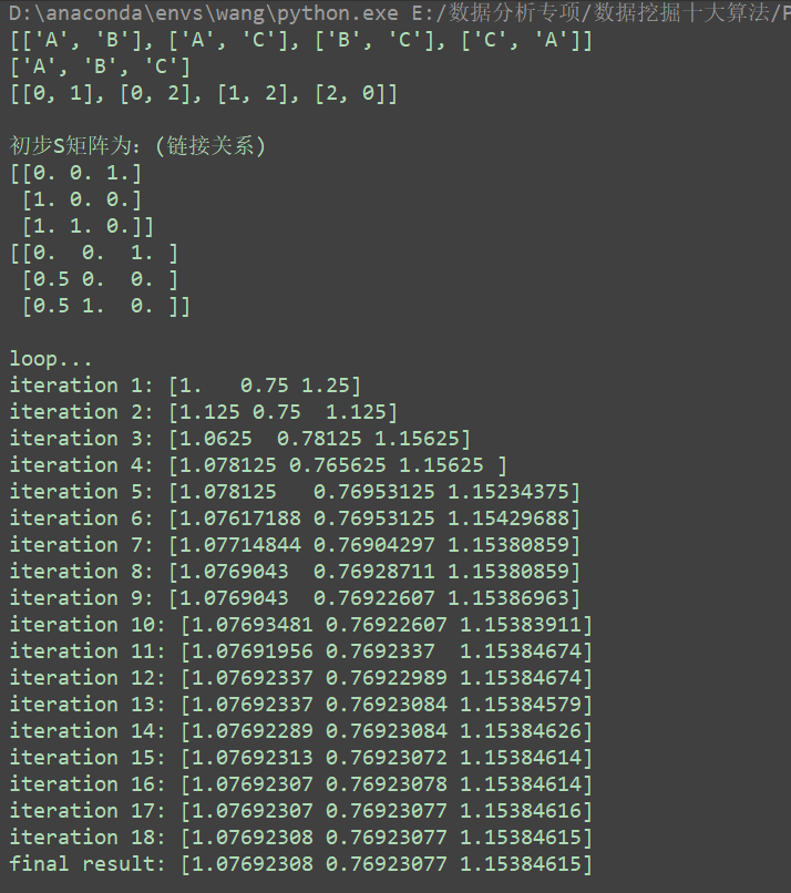 数据挖掘十大算法(九)：PageRank算法原理与实现_pagerank算法 if _name_ =='_main_'读入有向图,存储边-CSDN博客