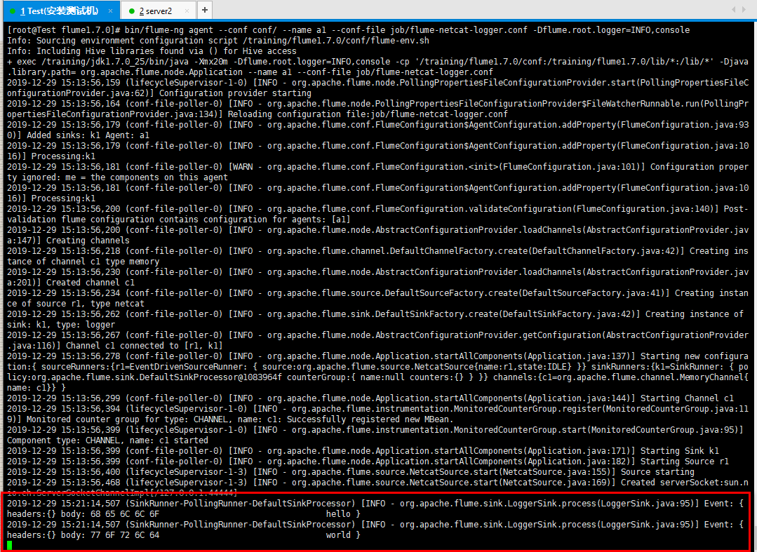 Linux上部署Flume并测试(自测详细实用版)_linux下flume配置文件并测试-CSDN博客