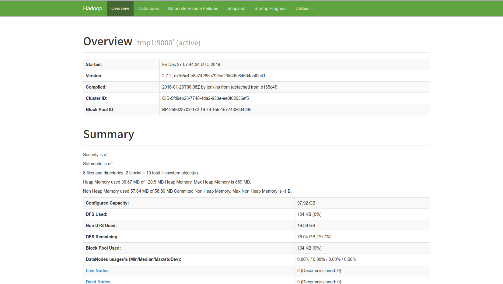 hadoop生态集群安装（Hadoop，Hive，Zookeeper，Kafka，Flume，Hbase，Spark）_hadoop+spark+hive+hbase+oozie+kafka ...