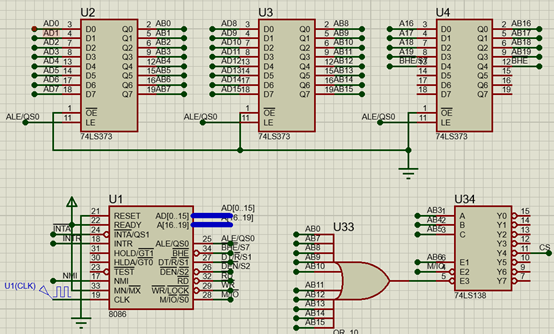 8086与8255A（矩阵按钮的应用）_74ls373连接在8255a上的作用-CSDN博客
