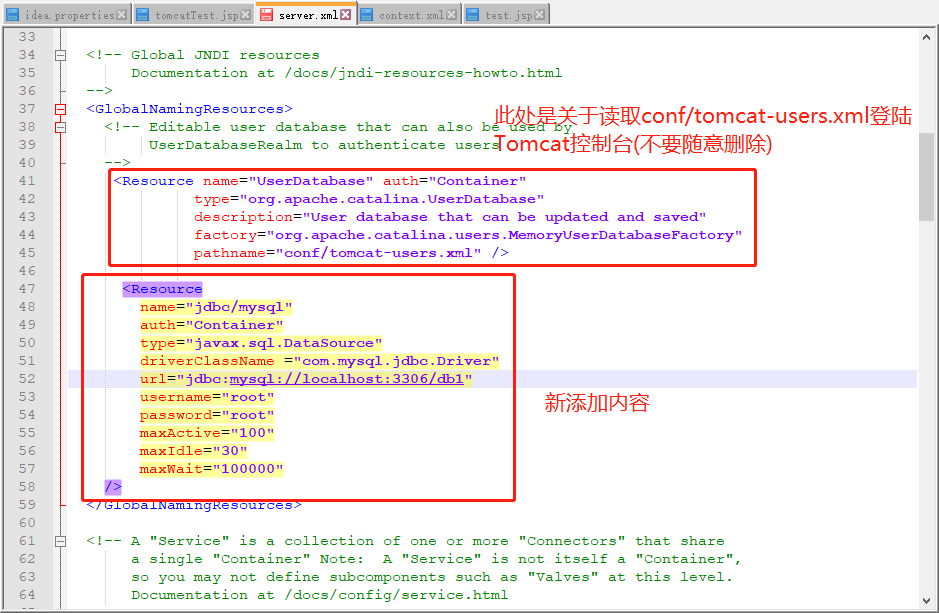 Tomcat——Tomcat数据源的配置（四种方式，区别webapps目录下的Web应用和其他Web应用）_tomcat配置数据源-CSDN博客