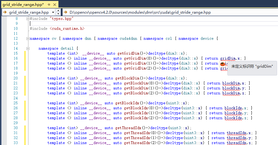 opencv dnn模块 示例(15) opencv4.2版本dnn支持cuda加速（vs2015异常解决）-CSDN博客