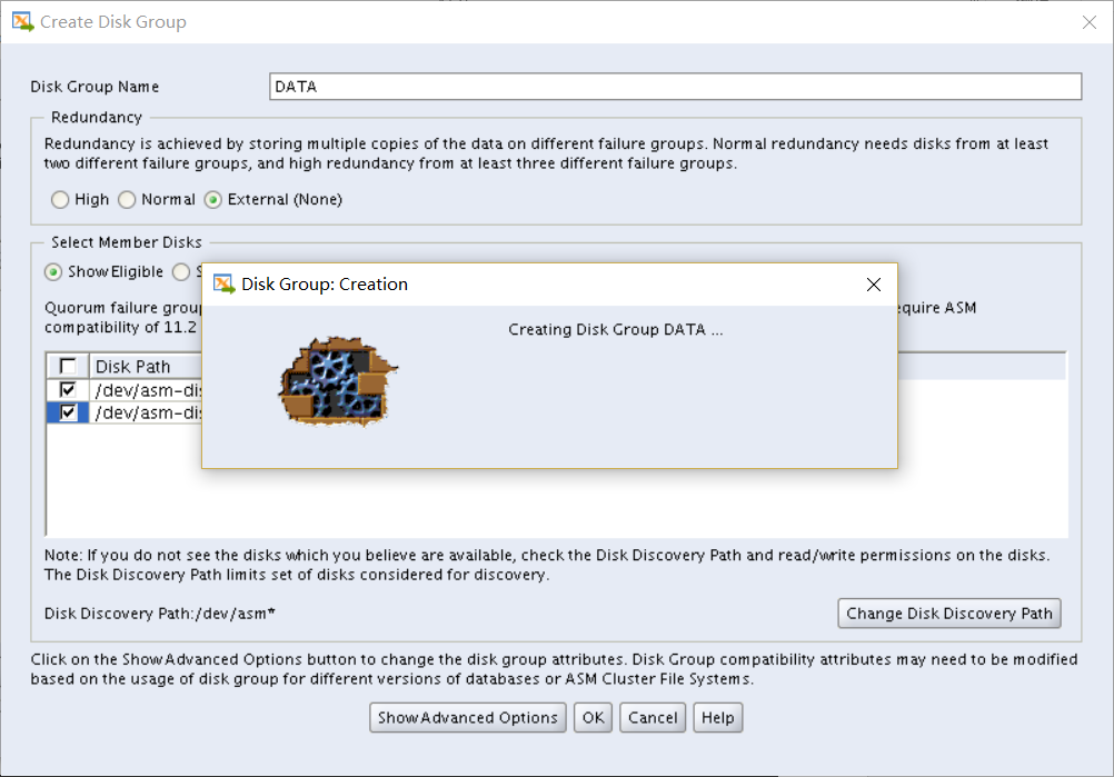 ASM共享磁盘组冗余模式变更方案_asm diskgroup-CSDN博客