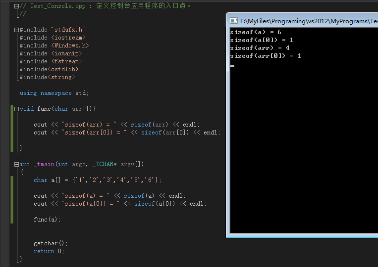 C++ sizeof(a)/sizeof(a[0]) 的正确用法-CSDN博客