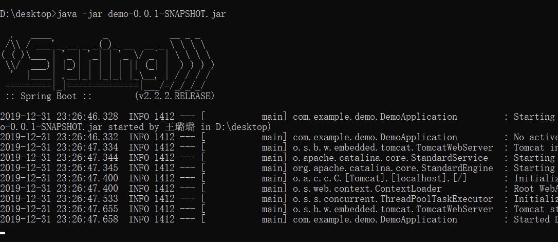 用springboot构建helloworld项目并打包springboot Helloworld打包 Csdn博客