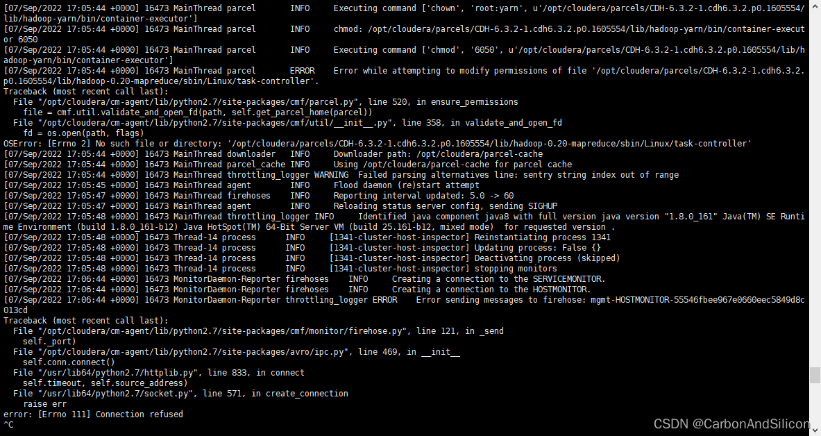 cdh6 添加新主机后，出现 Error sending messages to firehose-CSDN博客