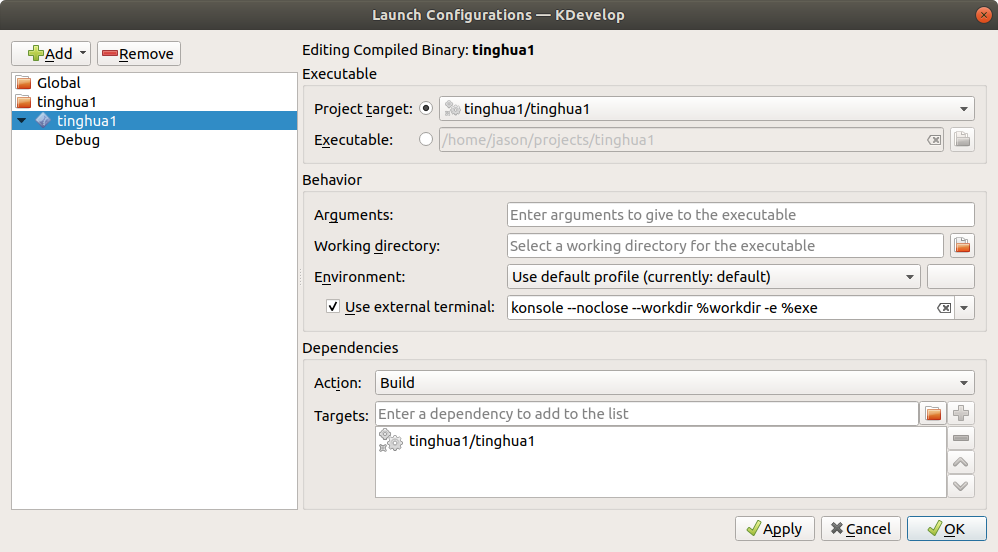 Kdevelop的使用_kdevelop打不了断点-CSDN博客