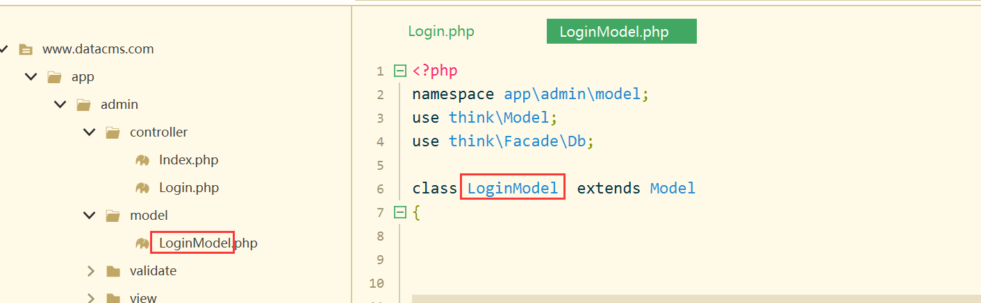 tp6 模型Model命名规则与数据库表名的对应关系(SQLSTATE[42S02]: Base table or view not found: 1146 Table 'xxx' doesn ...