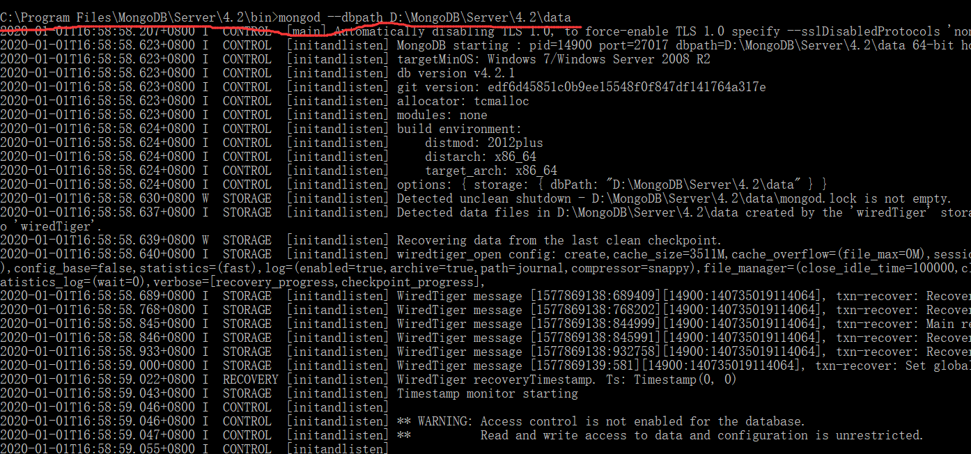 pymongo.errors.ServerSelectionTimeoutError: localhost:27017: [WinError 10061] 由于目标计算机积极拒绝，无法连接 ...