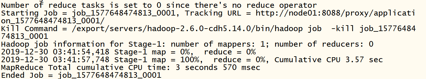 Job Submission failed with exception 'java.net.ConnectException(Call From ....to node01:8032 ...