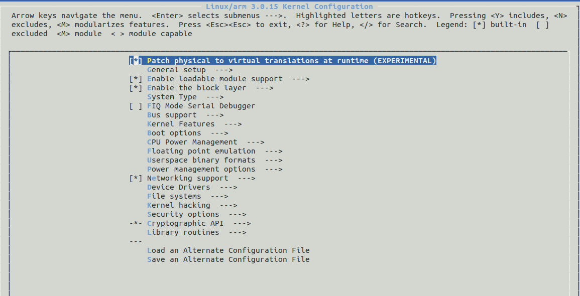 采用make menuconfig配置Linux内核常用选项解读（一）_make menuconfig 里kernel features在哪里-CSDN博客