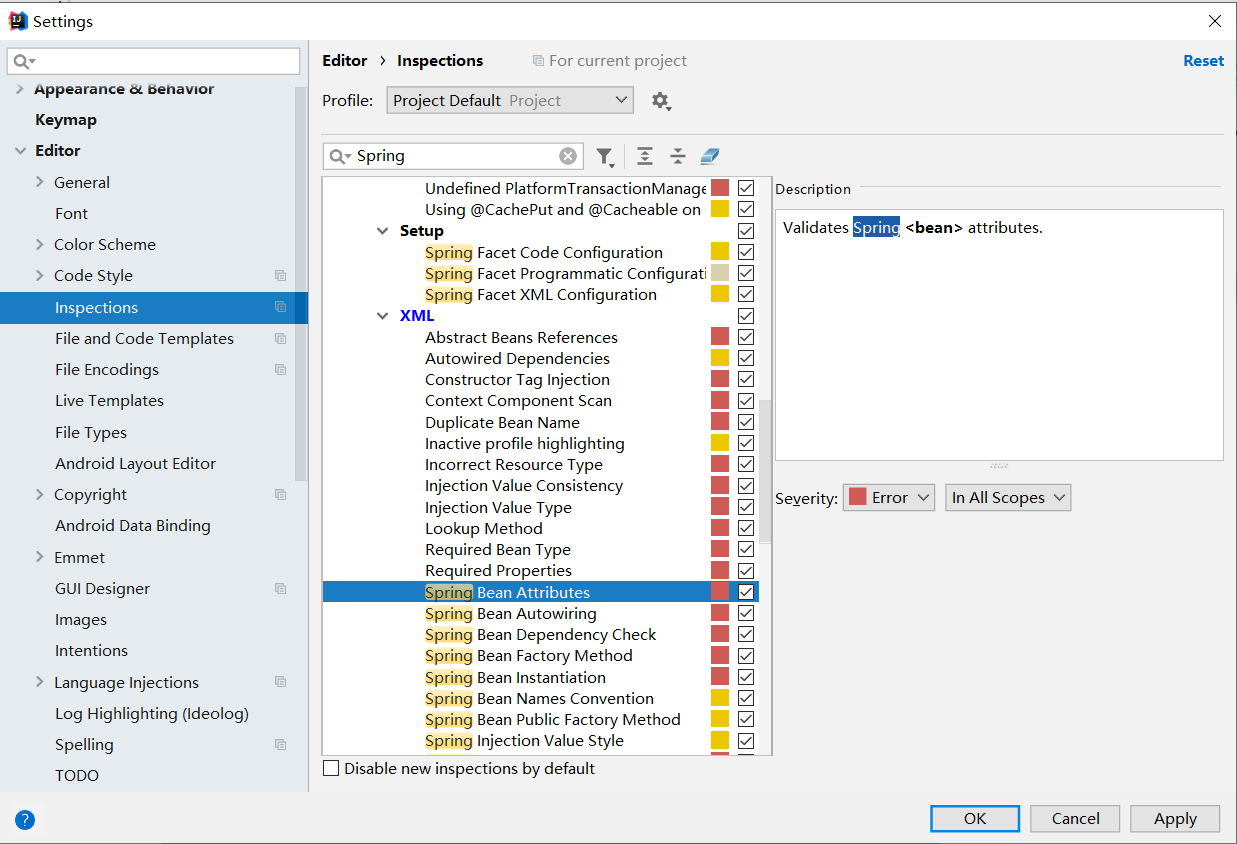 IDEA 解决Spring自动注入报错的方法_idea autowiring for bean class-CSDN博客