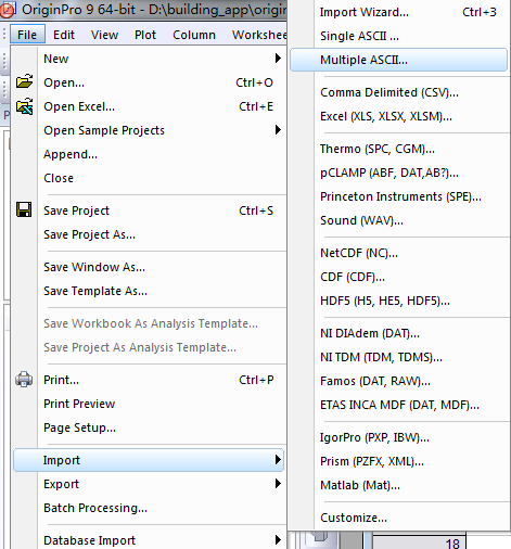 【Origin9.0教程】01-如何导入数据和画图_origin导入行政区划-CSDN博客