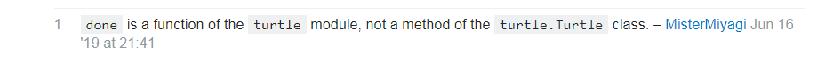 AttributeError: 'Turtle' object has no attribute 'done'-CSDN博客