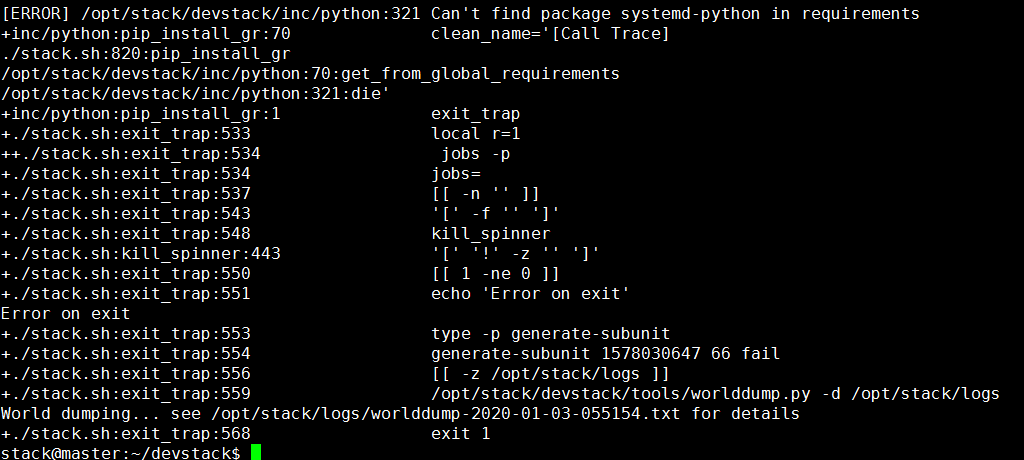 openStack常见报错_if you wish to run this script anyway run with for-CSDN博客