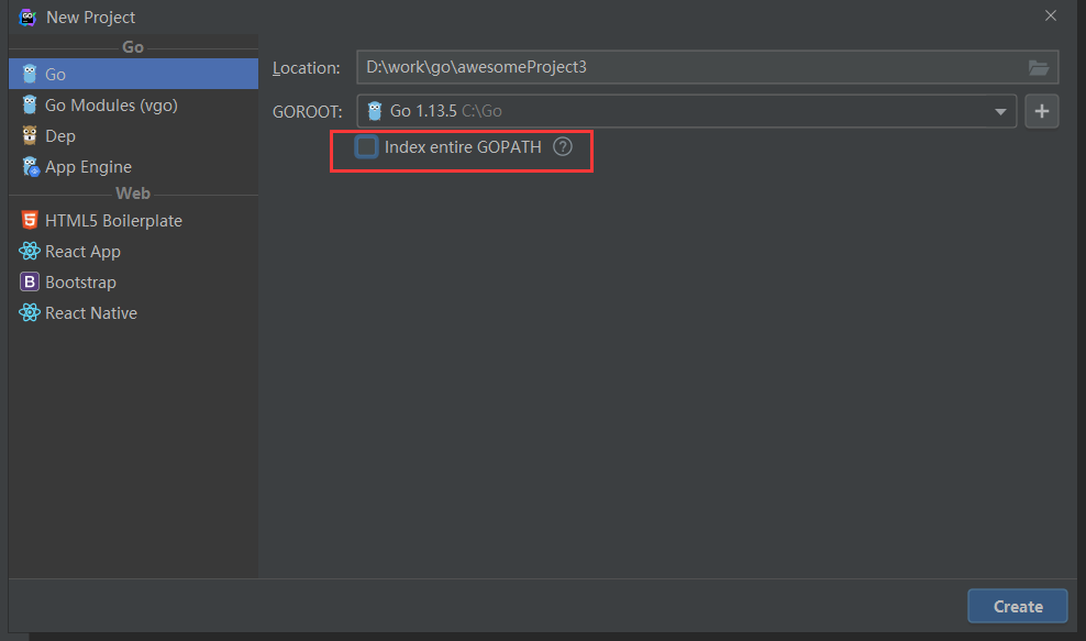Goland创建Go project 配置当前project GOPATH_goland go parh to make executable-CSDN博客