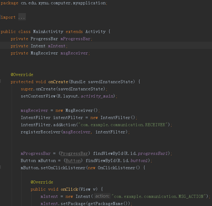 实验四 Service与BroadcastReceiver的使用_请开发一个android app,该app需要包括service或broadcastreceiver-CSDN博客
