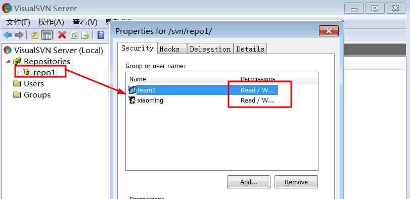 svn 提交失败 commit failes( datails follow ) access to '/svn/repo1/!svn/me' forbidden_commit failed ...