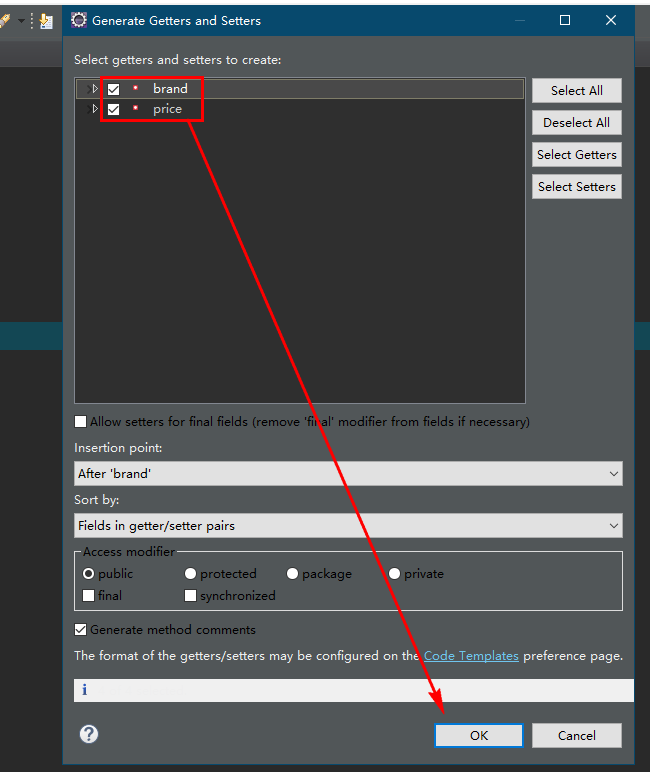 Eclipse如何通过快捷键生成get/set、toString和构造等方法？_eclipse中实体类生成getset快捷键-CSDN博客