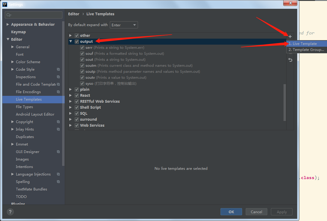 Idea 设置快捷缩写，如syso输出System.out.println();_idea设置语句缩写-CSDN博客