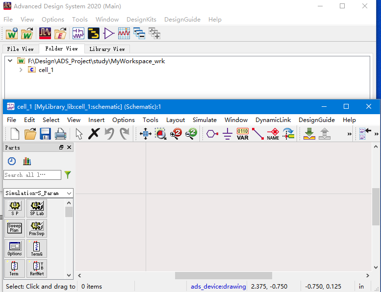 ADS仿真基础（新建工程）_ads2020工程实例-CSDN博客