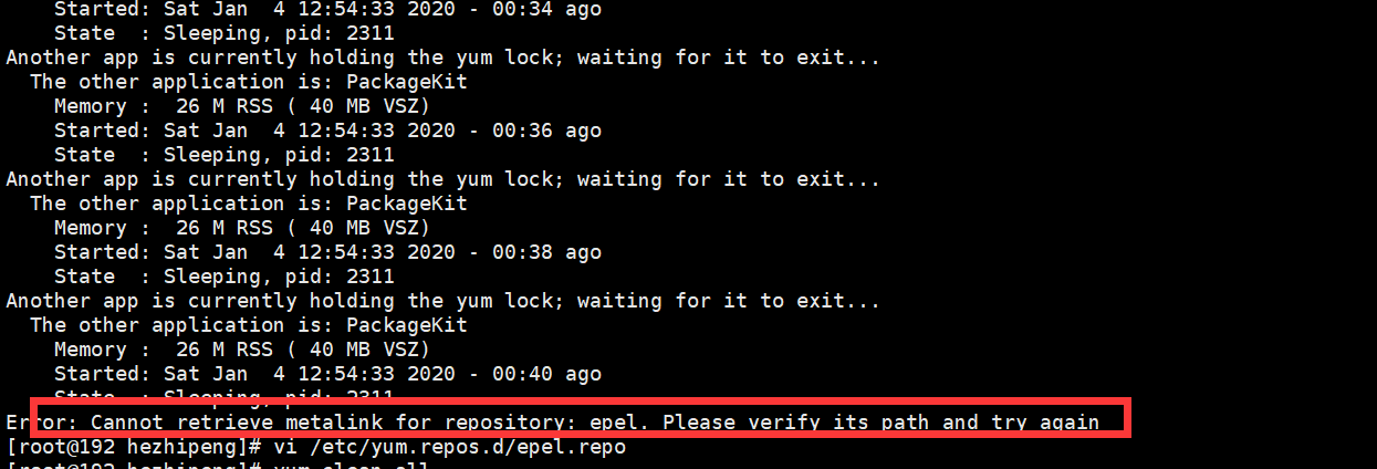 解决：Error: Cannot retrieve metalink for repository: epel. Please verify its path and try again-CSDN博客