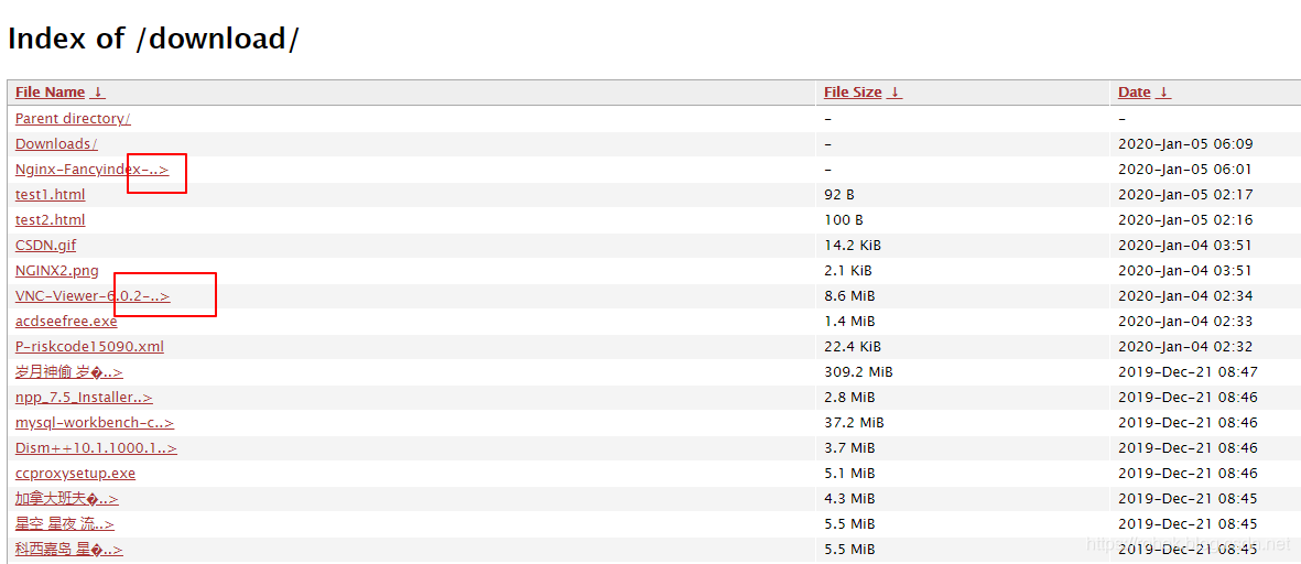 Linux:nginx目录浏览下载autoindexlinux Autoindex Csdn博客