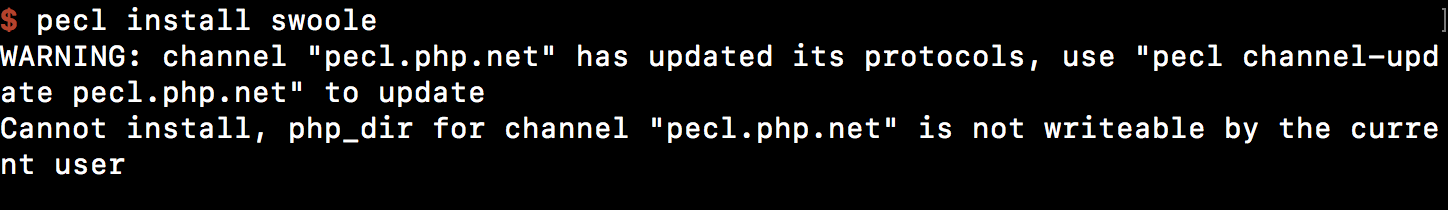 WARNING: channel “pecl.php.net“ has updated its protocols-CSDN博客