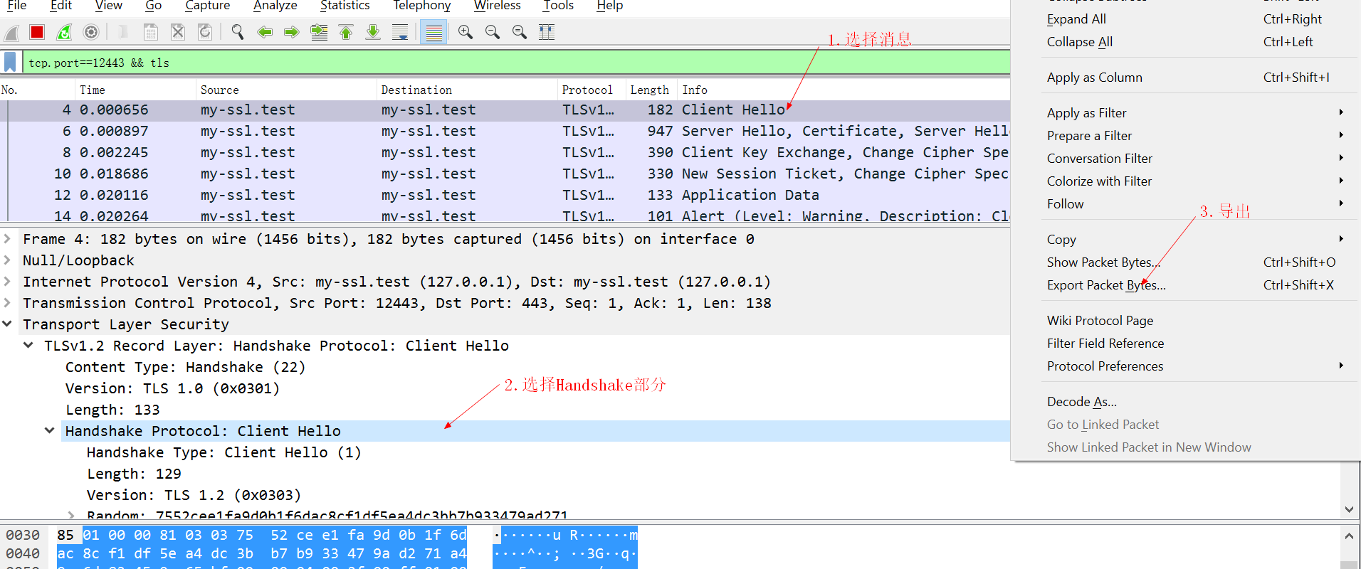 【网络】实践：Wireshark分析HTTPS协议_wireshark application data-CSDN博客