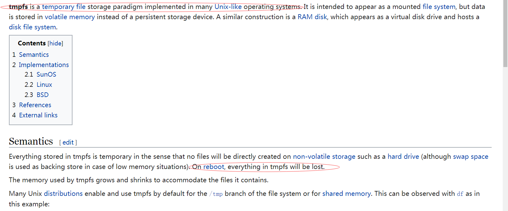 linux下的tmpfs目录重启后文件全部消失_centos7 tmpfs类型的磁盘 重启后数据被清理-CSDN博客