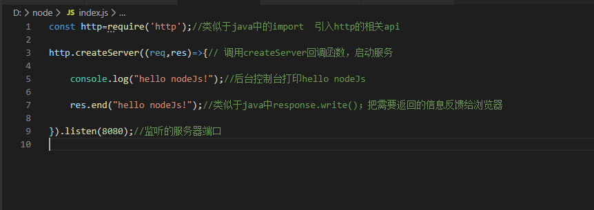 Nodejs第二章 牛刀小试-创建第一个nodejs_create a simple node js-CSDN博客