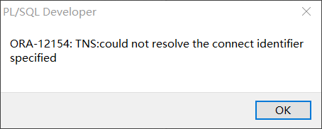 Oracle报错TNS :could not resolve the connect identifier specified的解决-CSDN博客