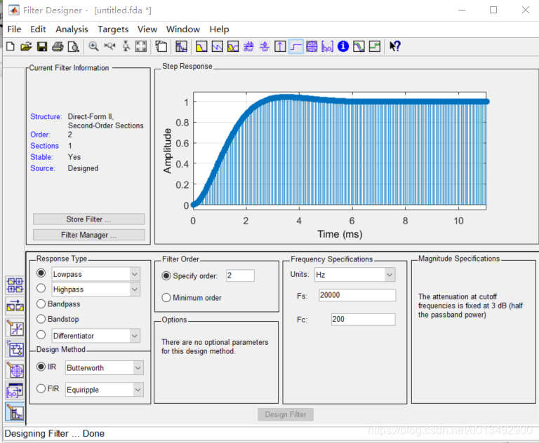 Matlab生成滤波器filter Coefficient如何设置 Csdn博客