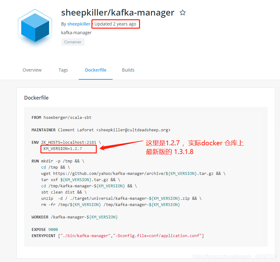 【docker系列】创建自定义的 Kafka Manager 镜像,并运行容器 Kafka集群管理工具kmakafkamanageractor Updating Internal