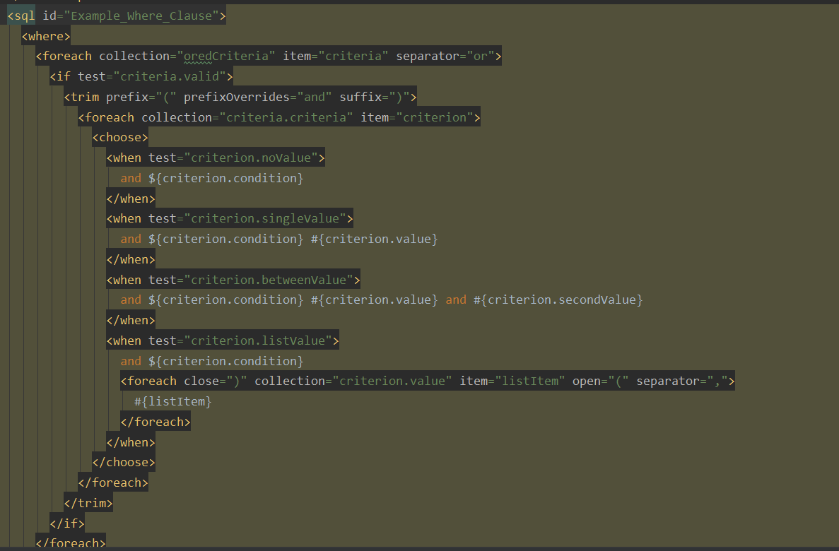 Mybatis自动生成的Example类的使用与解析_mybatis自动生成example-CSDN博客