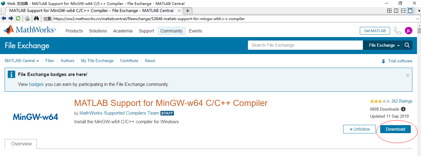 在Matlab2018a中配置MinGW-w64 C/C++ 编译器_matlab 2018a编译器-CSDN博客