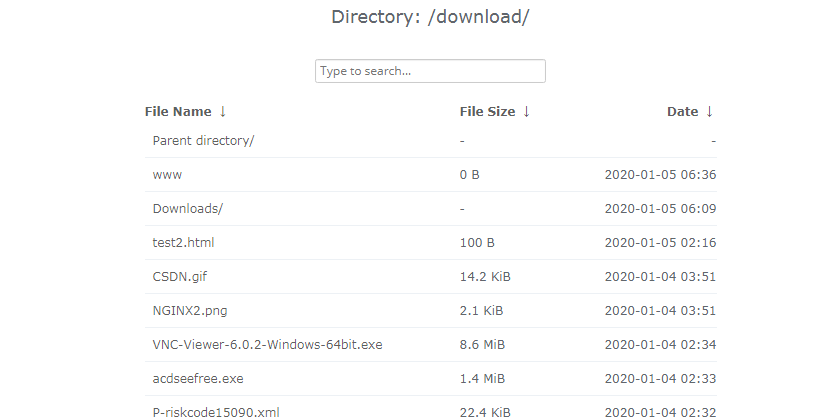Linux：Nginx目录浏览下载(autoindex)_linux autoindex-CSDN博客