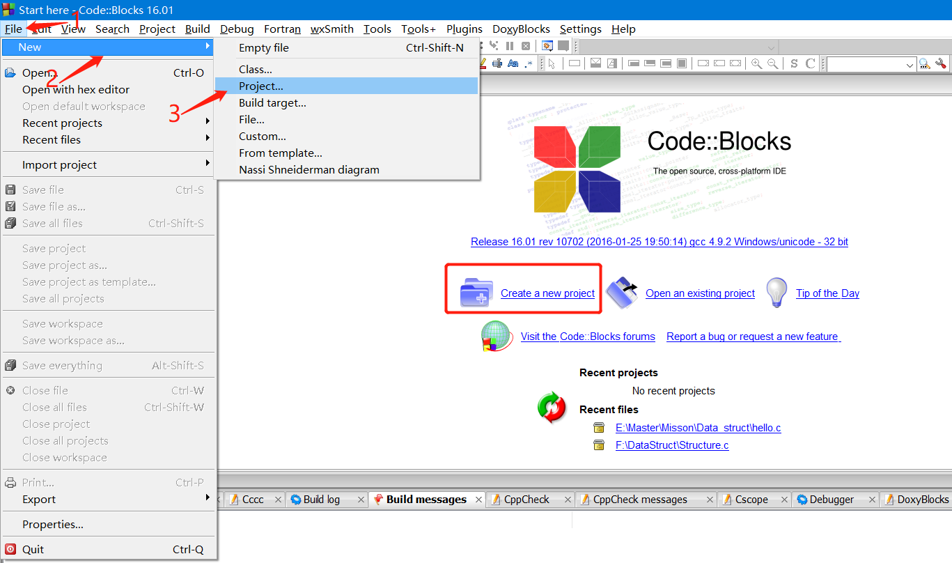 利用codeblocks创建c语言项目codeblocks怎么创建c语言项目 Csdn博客
