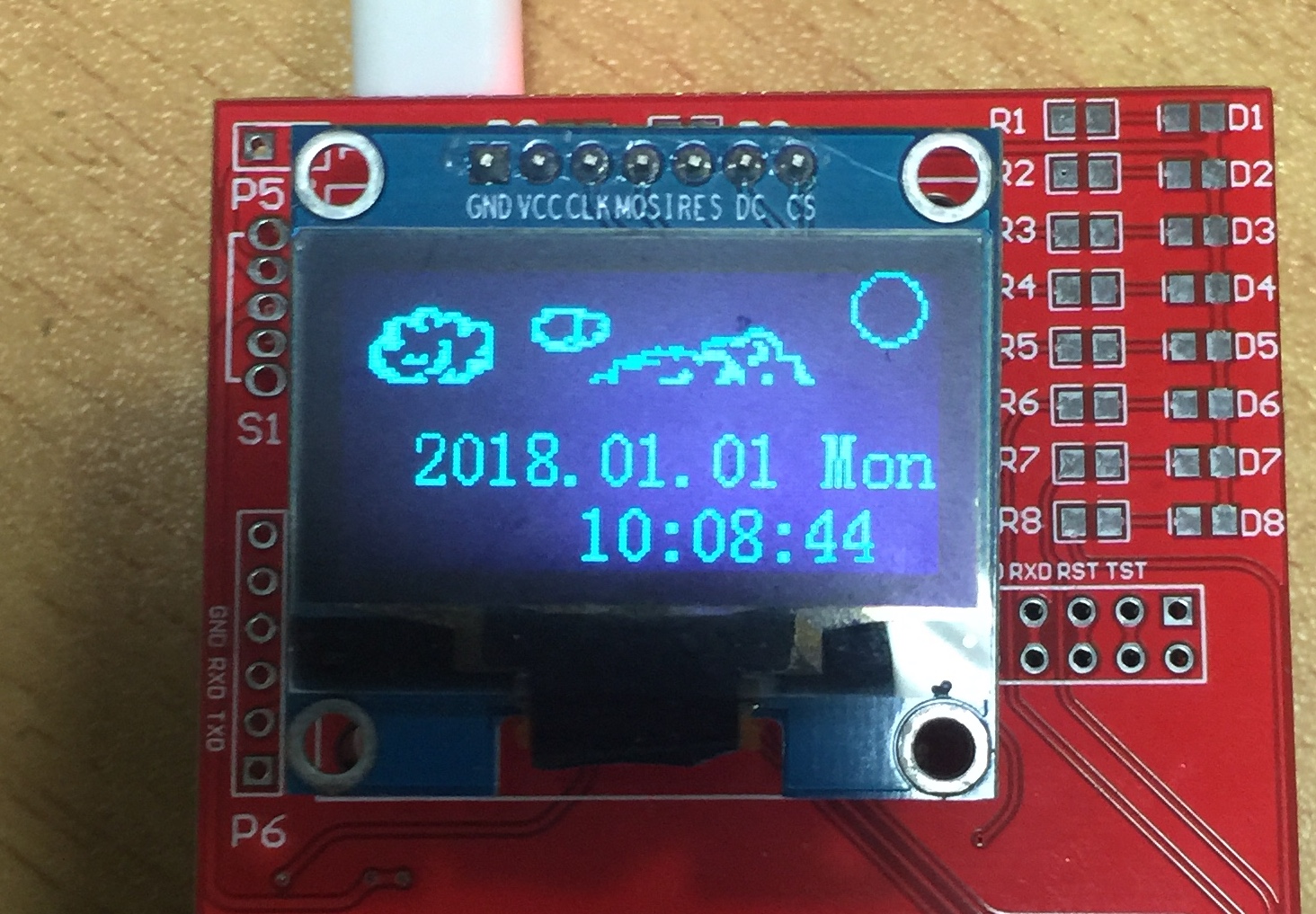 msp430使用OLED实现数字钟_oled显示开机界面-CSDN博客