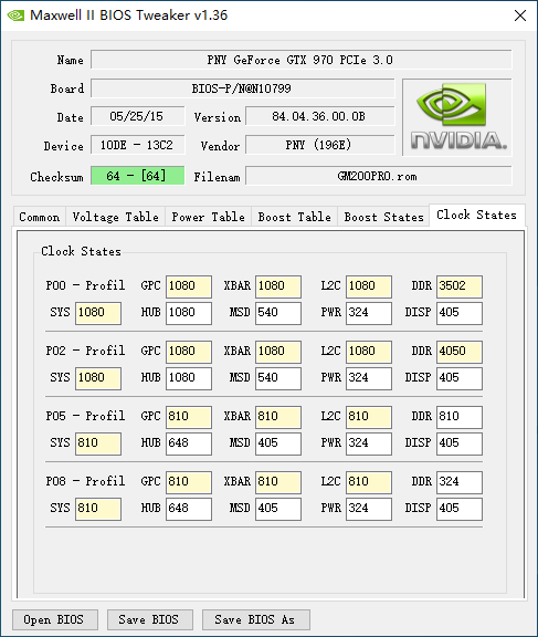 Gtx 900系列显卡bios超频笔记 （maxwell ）systemview的博客 Csdn博客maxwellbiostweaker 
