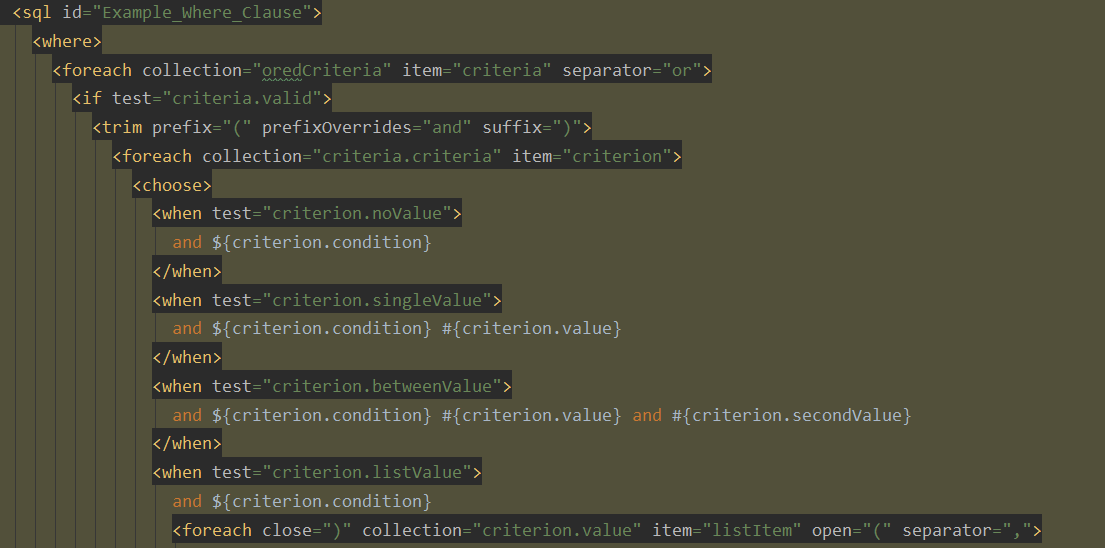 Mybatis自动生成的Example类的使用与解析_mybatis自动生成example-CSDN博客