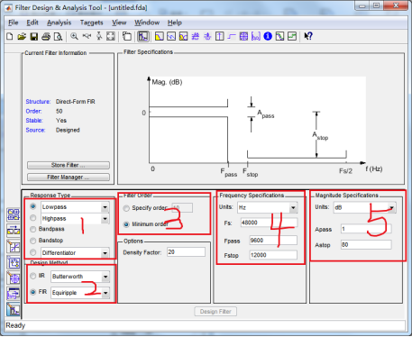 matlab与FPGA数字滤波器设计、FPGA数字信号处理系列（1）——通过matlab的fdatool工具箱设计FIR数字滤波器_fpga matlab fdatool-CSDN博客