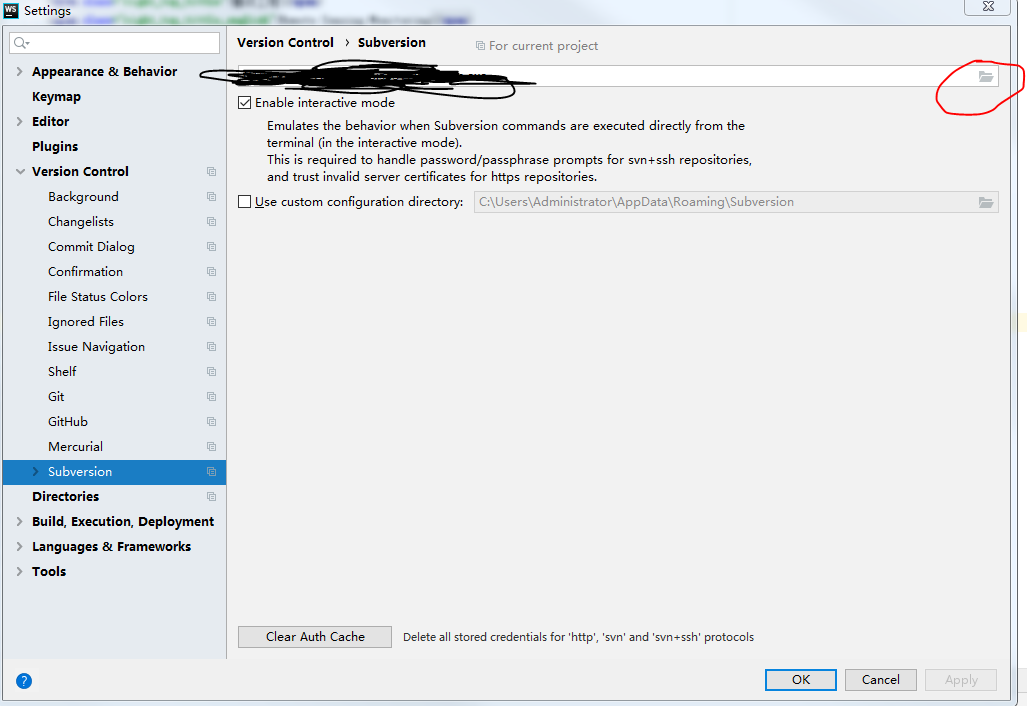 WebStorm 设置SVN_mac webstorm svn-CSDN博客