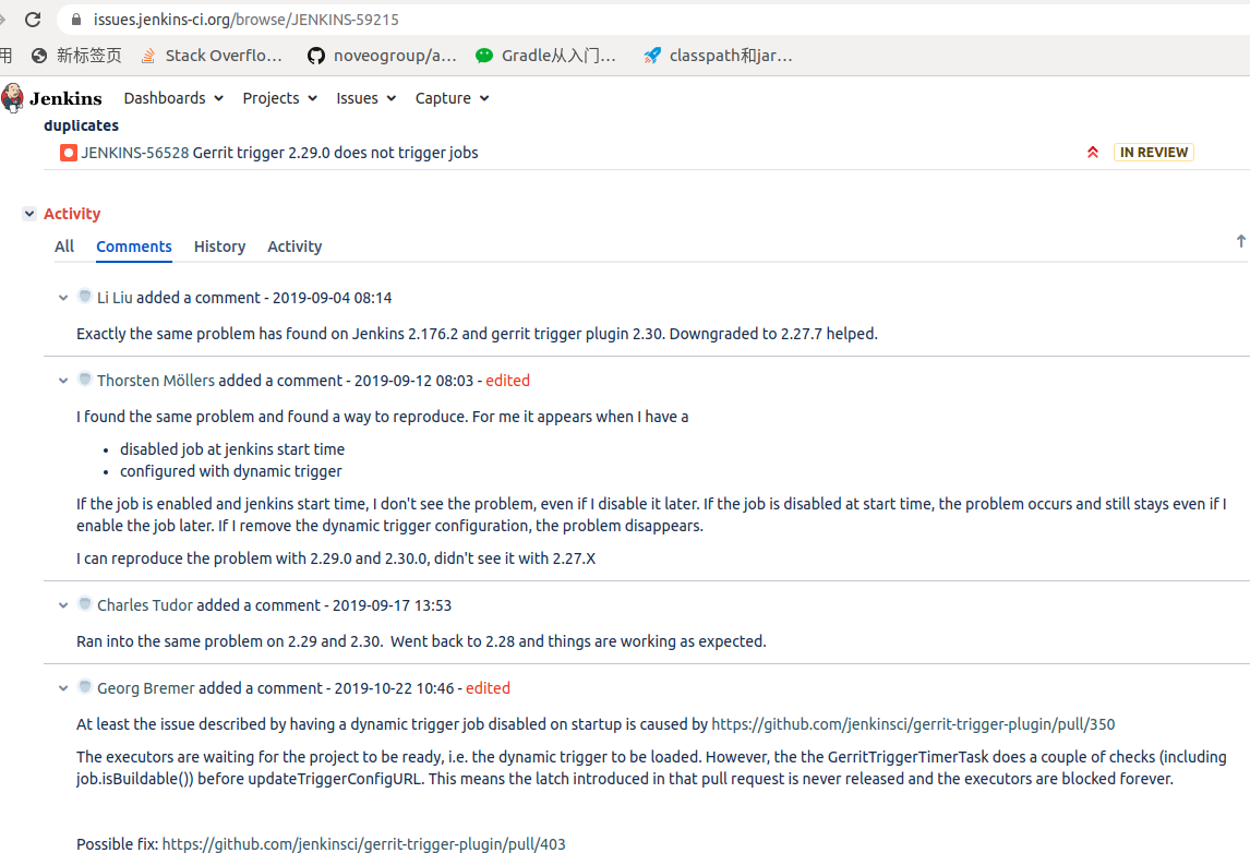 配置Gerrit Trigger插件遇到的问题和解决_gerrit push 后gerrit trigger 未触发-CSDN博客