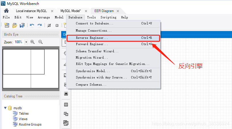 Mysql Workbench 将数据库导出er模型mysql Workbench导出模型图 Csdn博客