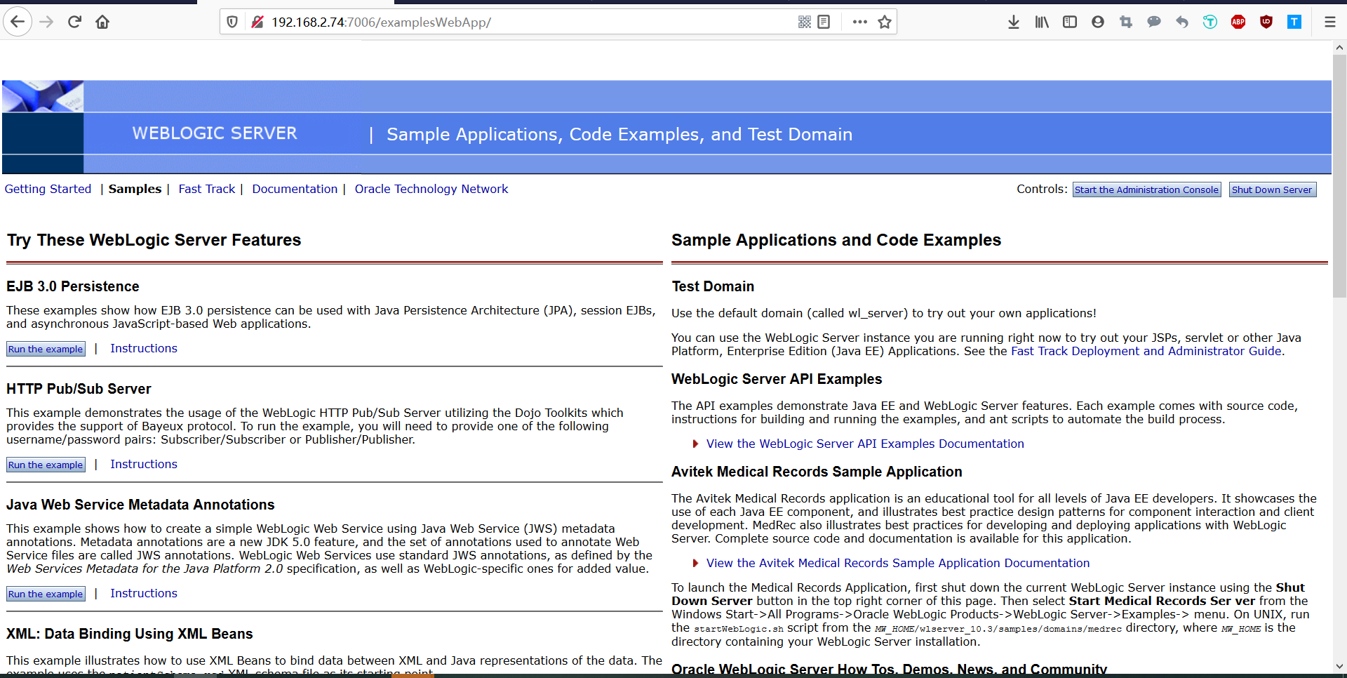 weblogic集群的安装与sample web应用的部署_weblogic samples-CSDN博客