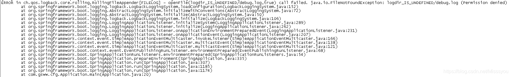 Exception In Thread Main Java Lang Illegalstateexception Logback Configuration Error Detected
