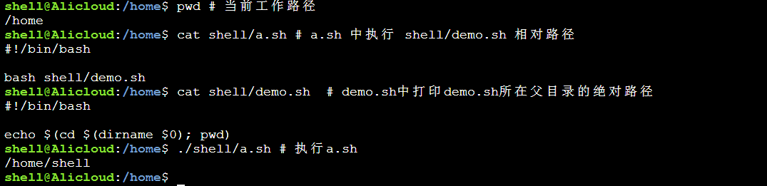 Shell—获取路径操作（dirname $0 pwd）-CSDN博客